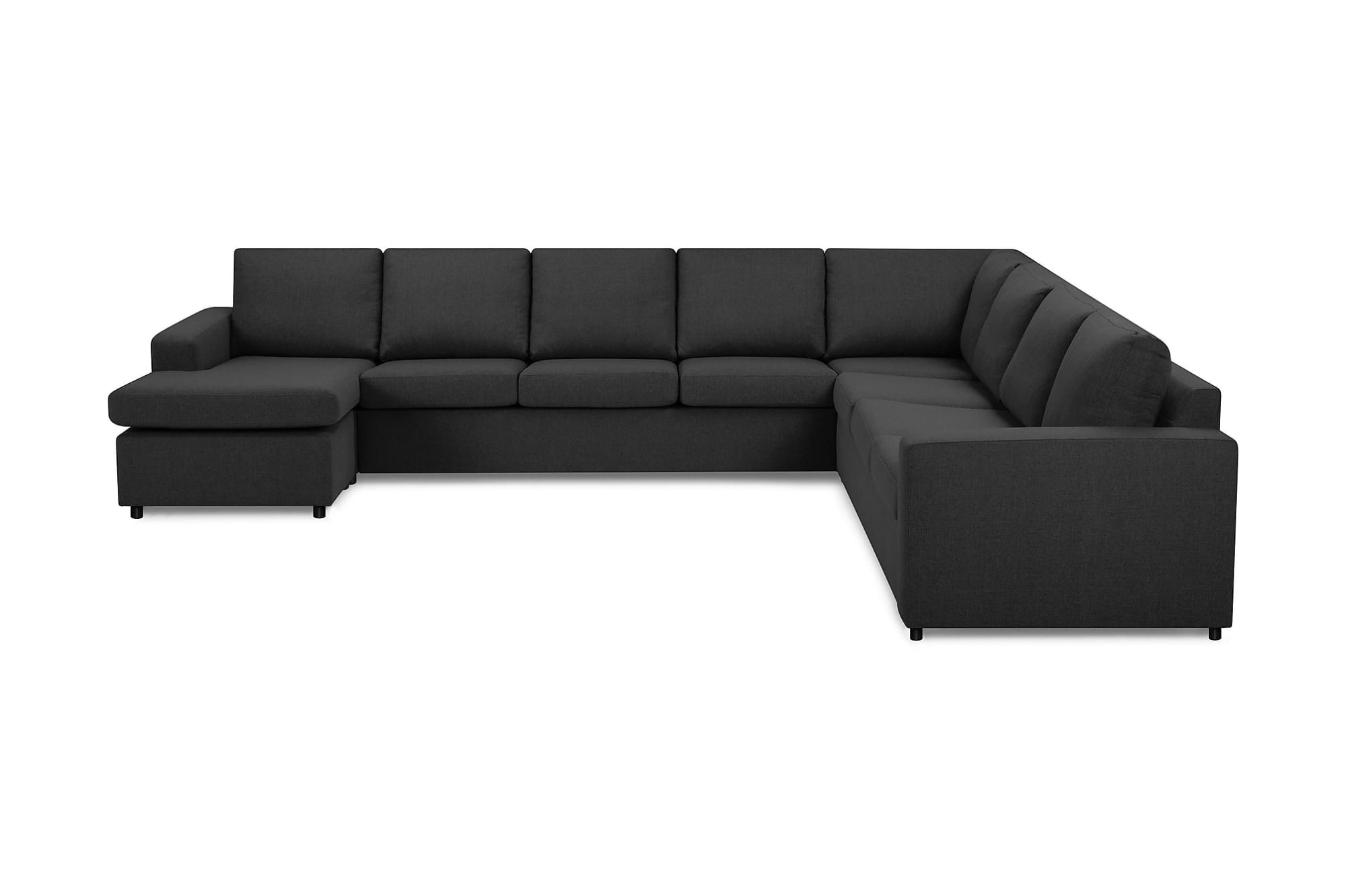 Crazy Hjørnesofa M. Chaiselong, Antracitgrå (Vendbar) | Sofaer Butik